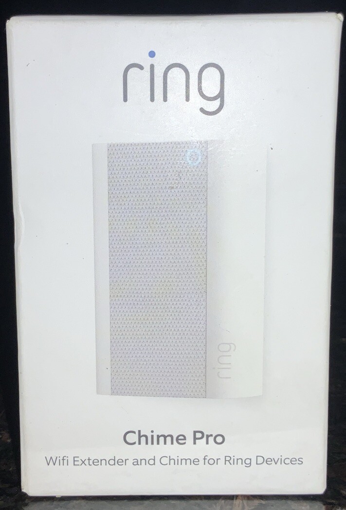 Ring Chime Pro Wi-Fi Extender for Smart Doorbell - White (8AC1PZ-0EN0 ...