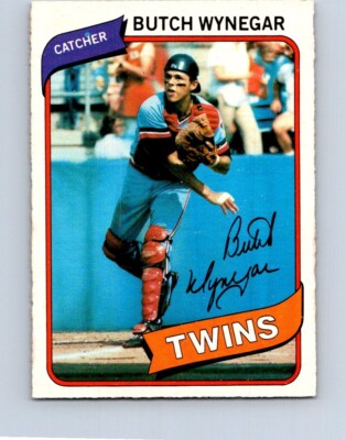 VINTAGE BASEBALL CARD O-PEE-CHEE 1980 MINNESOTA TWINS BUTCH WYNEGAR ...