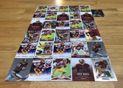 FRED DAVIS LOT OF 31 FOOTBALL CARDS WASHINGTON REDSKINS TIGHT END USC ...