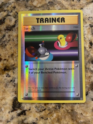 Pokemon Card Switch Evolutions 88/108 NEAR MINT Reverse Holo Uncommon ...