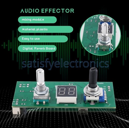 DSP Digital Reverberation Karaoke Reverb Board KTV Mixer Effector Anti-Whistling | eBay
