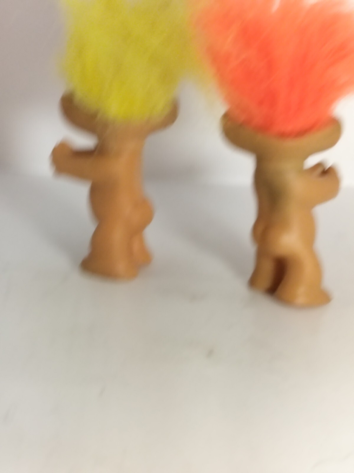 Troll By Russ 3" Pencil Hugger/Prayer Doll Set Of 2 Orange/Yellow Hair ...