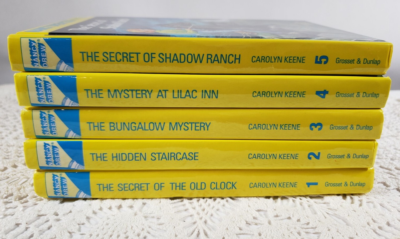Lot Vintage Nancy Drew HB Books 1 Thru 5 Carolyn Keene 9780448095011 | eBay