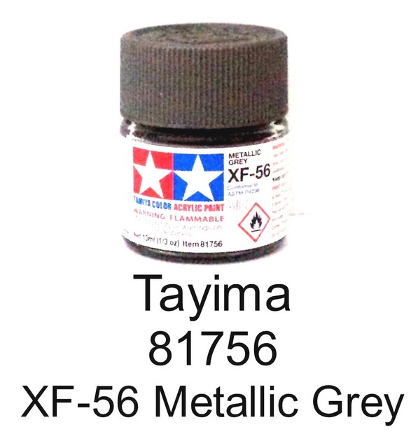 Tamiya Xf56 Metallic Grey Acrylic Model Paint 81756 Tam81756 for sale ...