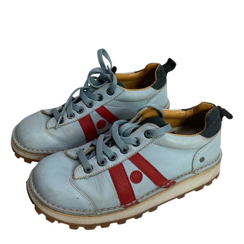 The Art Company Women's Leather Sneakers Size 6 Blue Red Casual Y2K ...