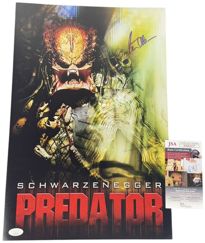 PETER CULLEN signed 12X18 Movie Poster PREDATOR 1987 Voice JSA ...