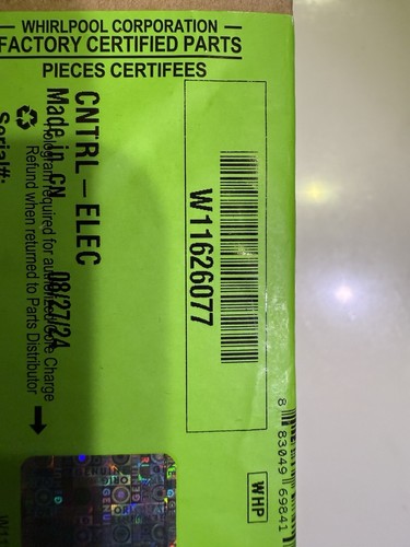 W11626077 Whirlpool/Maytag User Interface Control Board. Brand New | eBay
