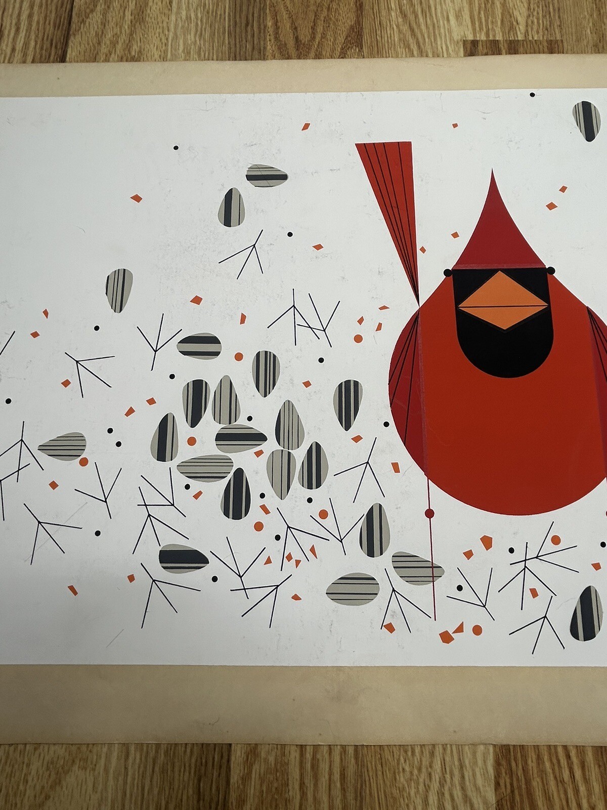 Charley Harper “Cardinal with Seeds” Serigraph Ford Times Signed | eBay