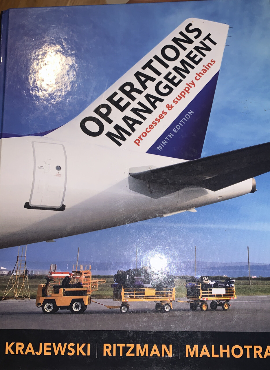 Operations Management by Larry P. Ritzman, Lee J. Krajewski and Manoj K ...
