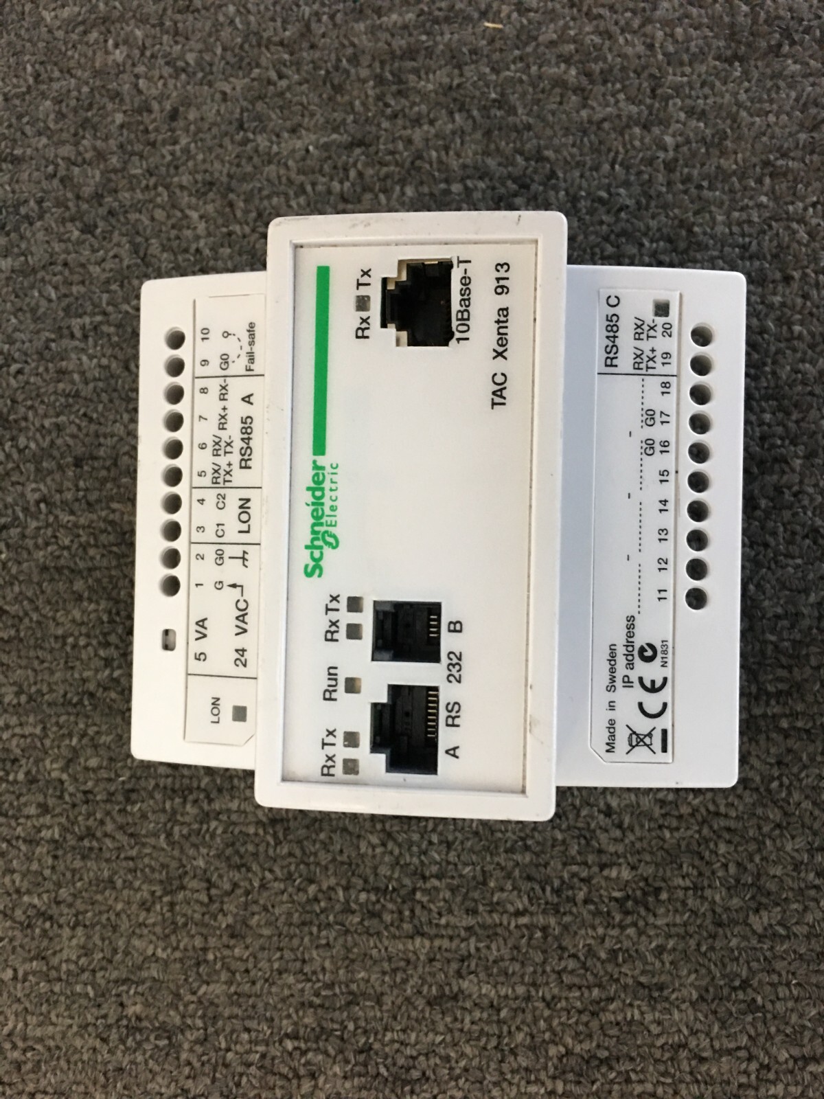 Schneider Electric 0-073-0835-1 TAC Xenta 913 Gateway 007308351-used 30 ...