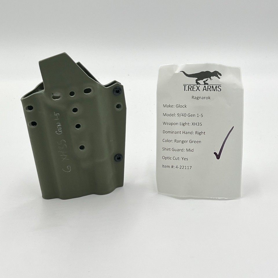 T.REX ARMS Glock Gen 1-5 9mm/.40 XH35 Ragnarok (2nd) Kydex Holster | eBay