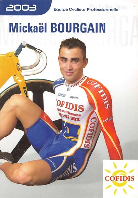 Cycling 2003 " Mickael Bourgain - Team Cofidis Card 10X15 | eBay Australia