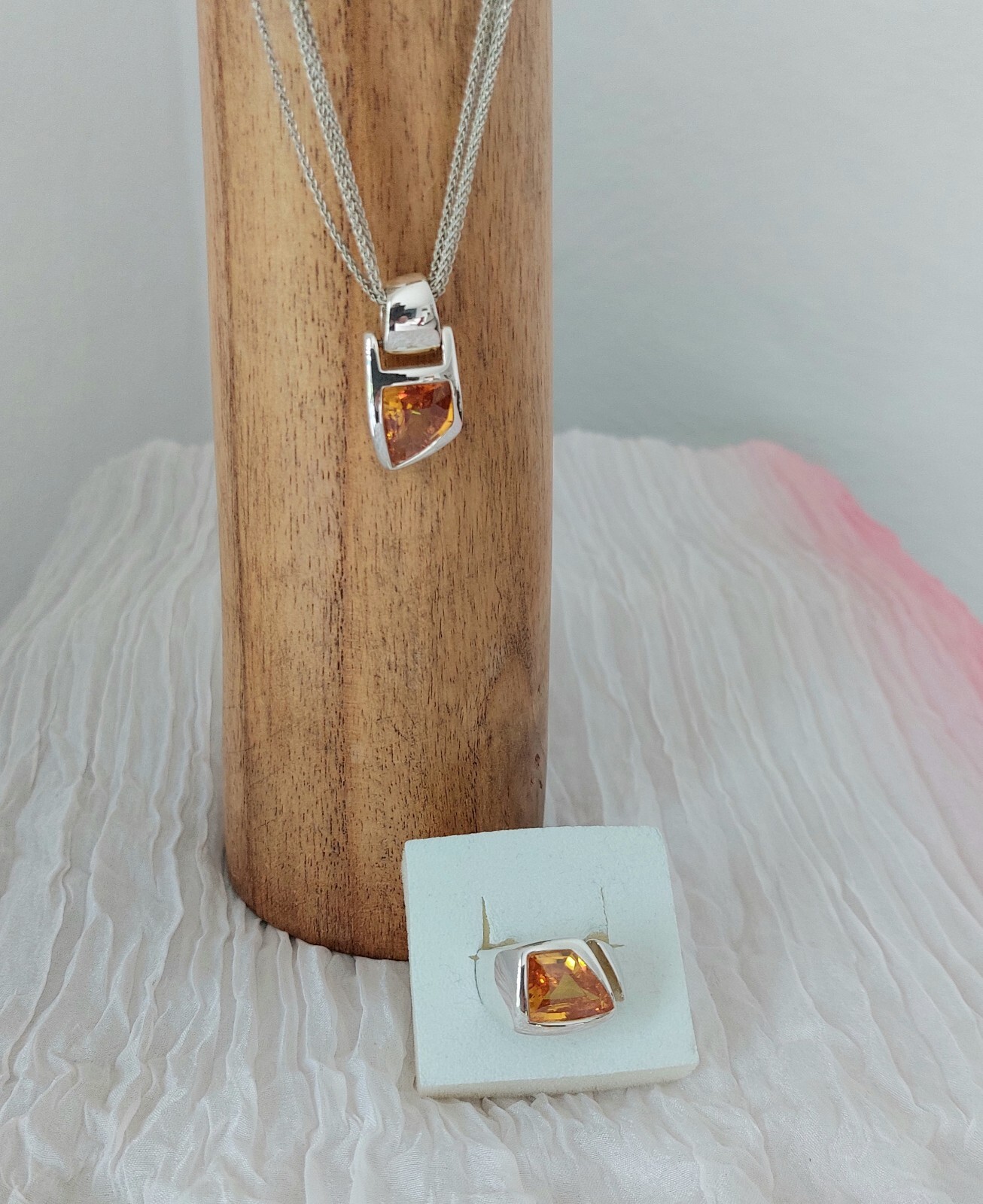 Pierre Lang Ring Silber 925, Citrin, Echt-Silber-Kollektion, Gr.6 ...