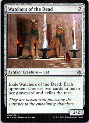 Watchers Of The Dead Magic The Gathering Amonkhet Card Light Play X1 | eBay