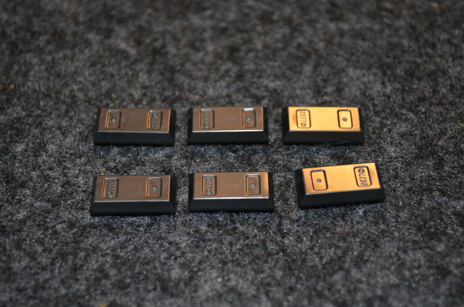 (6) 1x2 Dark SILVER INGOT BAR Tile Bricks ~ Lego ~ NEW ~ | eBay