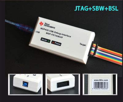 New USB MSP430 Emulator MSP-FET430UIF Download Debugger JTAG/BSL/SBW ...