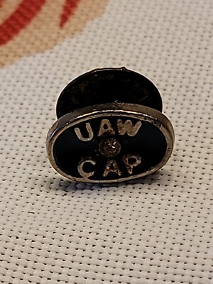 Vintage UAW CAP Lapel Pin Diamond United Auto Workers Union | eBay