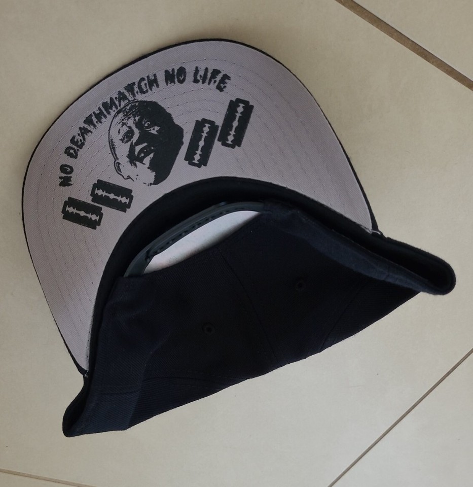 Jun Kasai CRAZY MONKEY SNAPBACK Cap Hat AJPW BJW CZW DDT Wrestle-1 ...