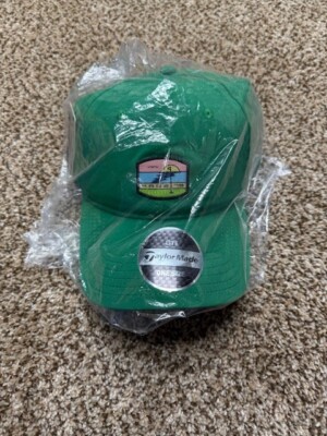 NEW TaylorMade Miami DADE Masters Green Adjustable Hat W/Tags TM79 FREE ...