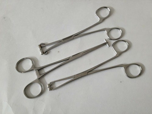 Septum Clamp Forceps Pliers 6" Body Piercing Stainless Tunnel Nose Lip ...