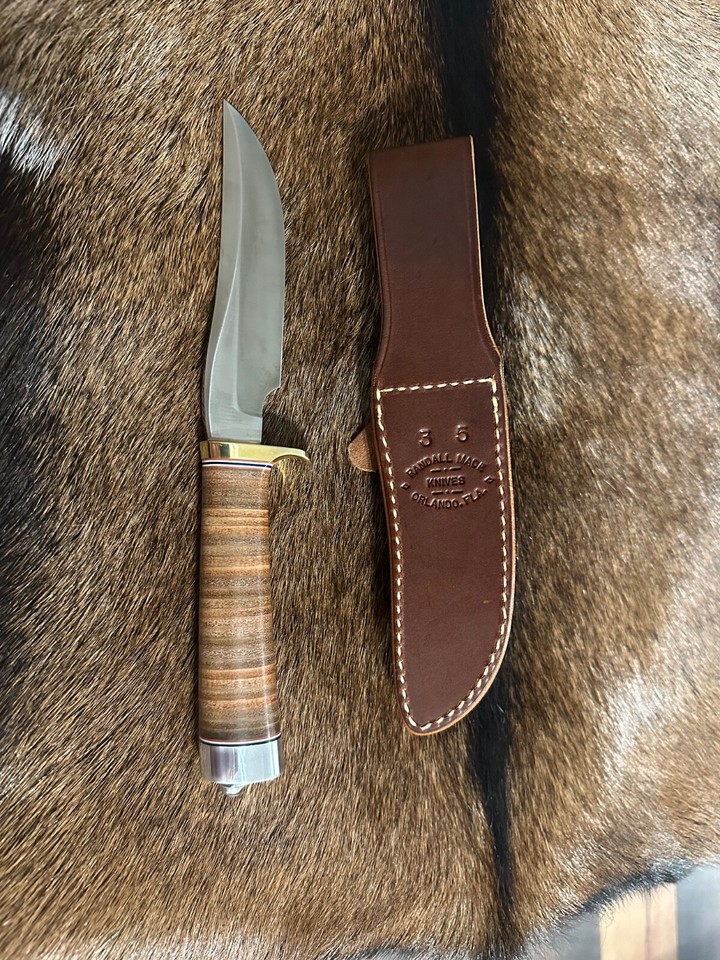 Randall® Model 3 Hunter - Leather Handle Stainless NEW | eBay