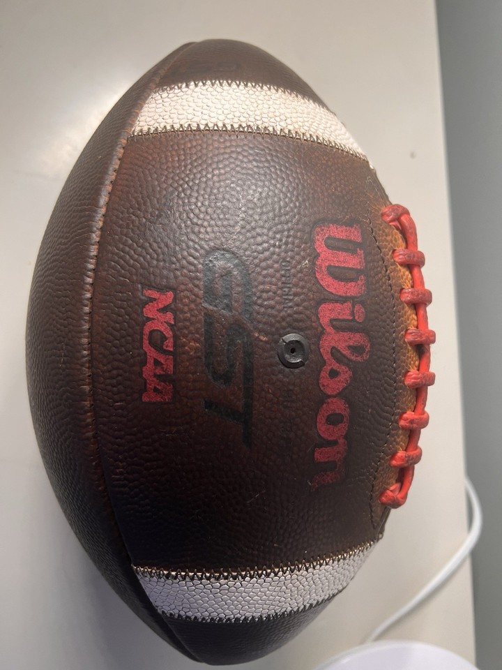 *DISCOUNTED PRICE* Fully Prepped Wilson GST Football Leather Game Ball ...