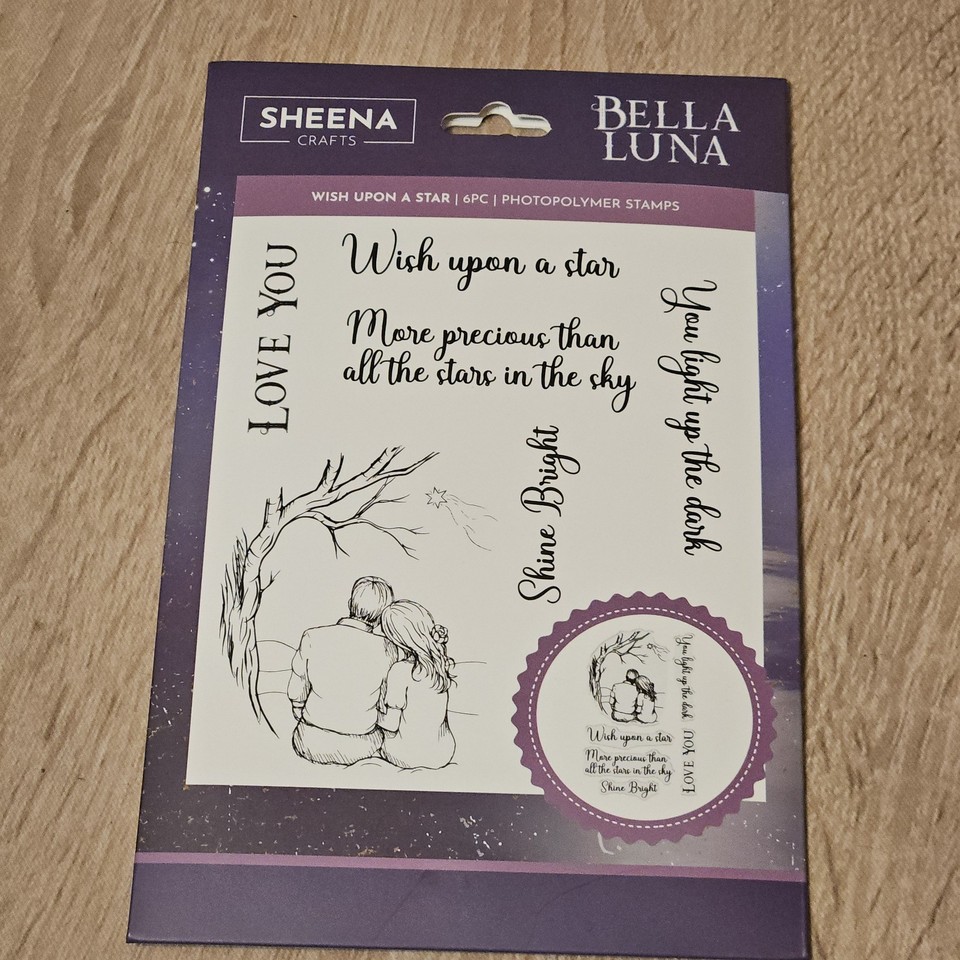 Lot Of Sheena Crafts Bella Luna Stamps Dies Embossing Folders New ...