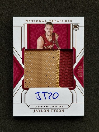 2024-25 PANINI NATIONAL TREASURES - JAYLON TYSON #134 RC TRUE RPA /99 ...
