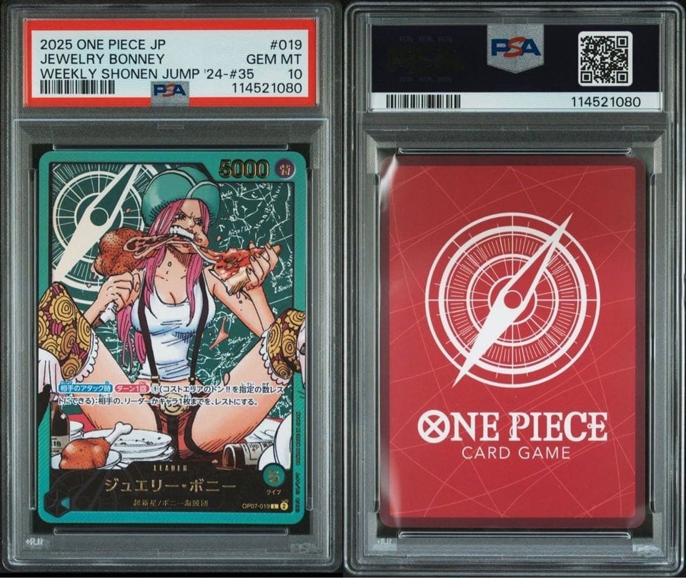 PSA 10 ONE PIECE Card set Luffy & Zoro Weekly Shonen JUMP Leader ...