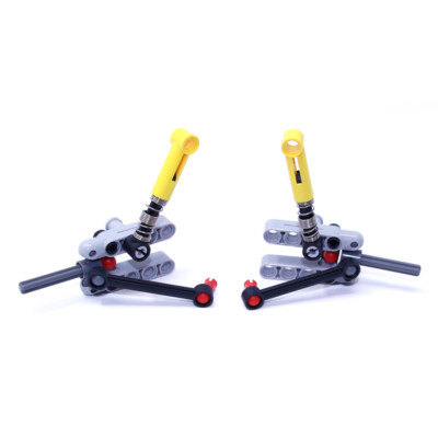 Lego Technic Bricks 20x Steering Suspension Yellow Shock Absorber Arm ...