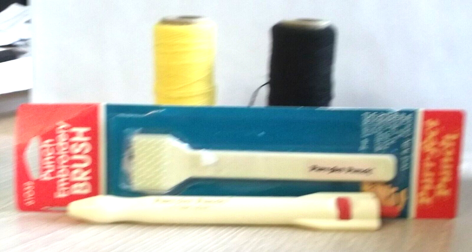 Punch Craft Needle Magic Acrylic Thread Pen Brush 12 Spools Partial ...