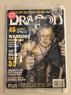 Dragon Magazine Issue #304 Mounted Combat Sembian Assassin Warriors D&D ...