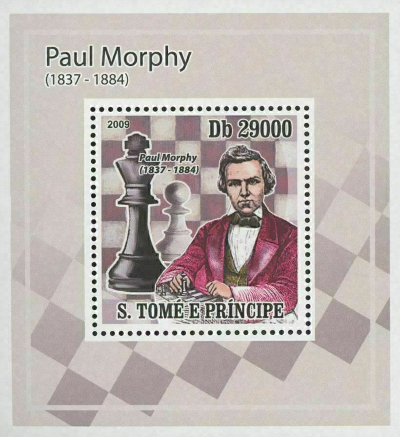 Paul Morphy Chess King Mini Sov. Sheet MNH | eBay