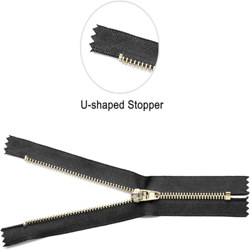 100Pcs 0.2*0.16inch U Shape Zippers Stopper Clothes 718001268045 | eBay ...