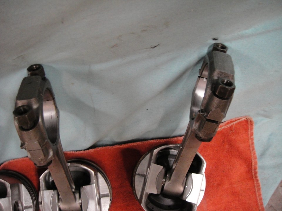 BBC 10.5:1 Pistons and Dimple Rods. Piston Part # L2240N 30over | eBay