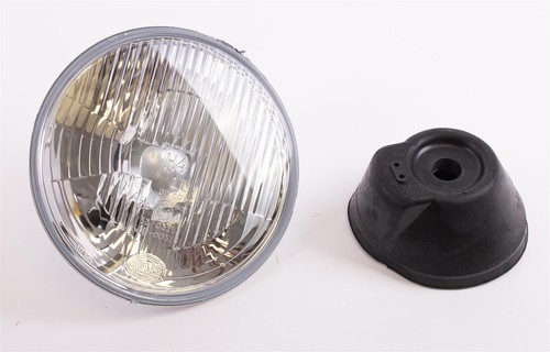 Genuine Hella 7" Inch Halogen H4 Flat Lens Headlamp Headlight ...
