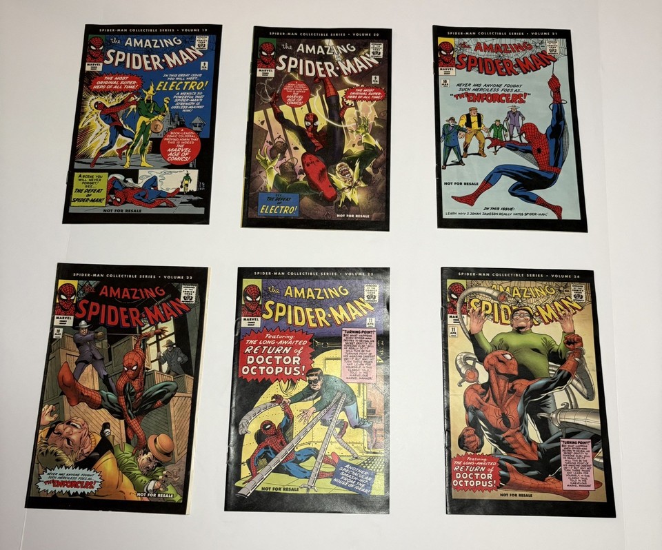SPIDER-MAN COLLECTIBLE SERIES 1-24 Marvel Set 2006 Newspaper Reprint ...