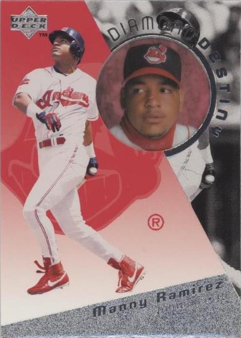 1996 Upper Deck - Diamond Destiny Manny Ramirez #DD17 Silver for sale ...