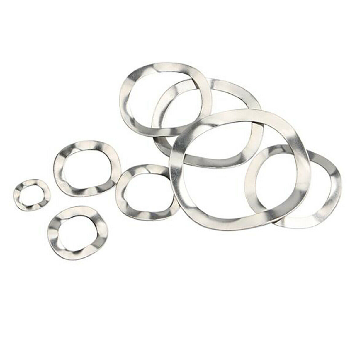 M3-M41 Metric Wavy Spring Washers Wave Crinkle Gasket Shim - A2 304 ...