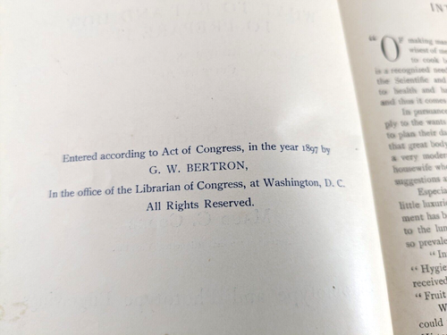 Antique Montgomery Ward & Co's Common Sense Cookery Cookbook Maud C ...