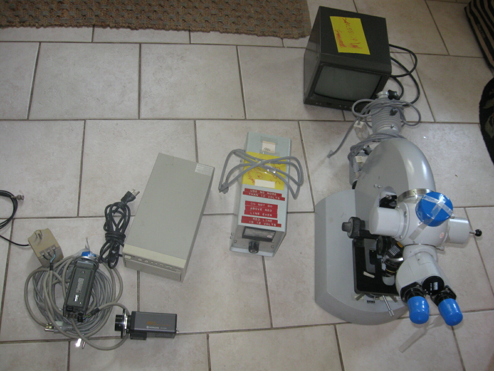 Zeiss Universal Microscope w/ Optovar Tube Head Camera Package LOT # 47 ...