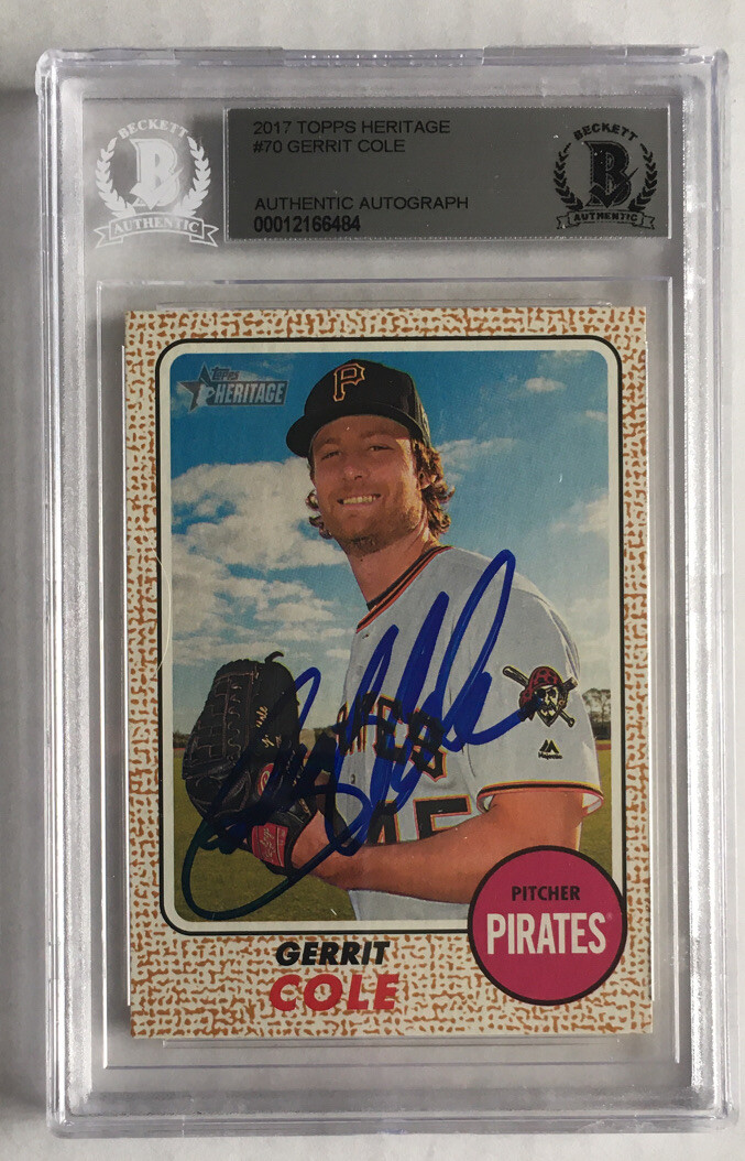 Gerrit Cole Autographed Memorabilia | Signed Photo, Jersey ...