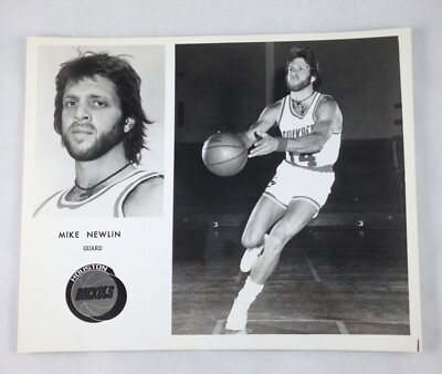 NBA 1977-78 Mike Newlin, Houston Rockets (Utah) Team Issue Photo 8 x 10 ...