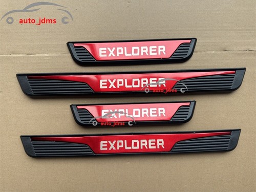 For Ford Explorer Accessories Border Door Scuff Sill Cover Panel Step ...