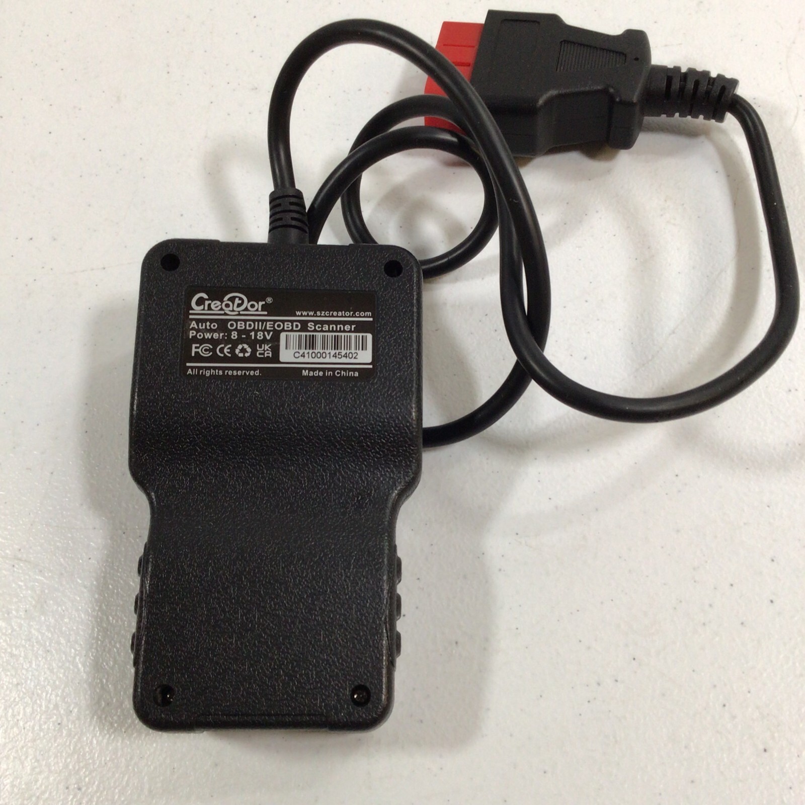 Creator C410 Red Black OBDII/EOBD BM Professional Multi- System Scanner ...