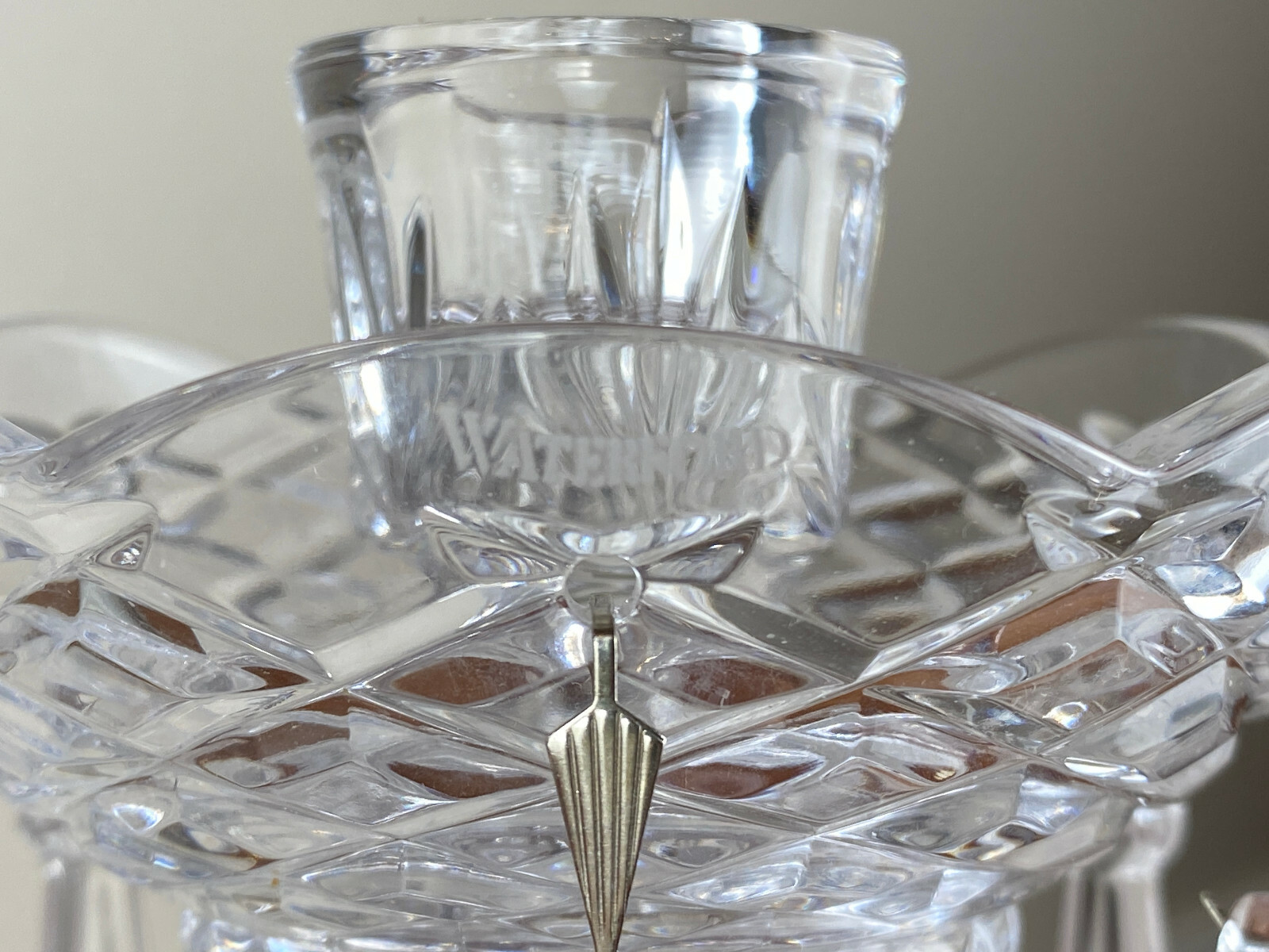 Waterford Crystal TARA Candelabra Tall Candlestick with Prisms 10 ...