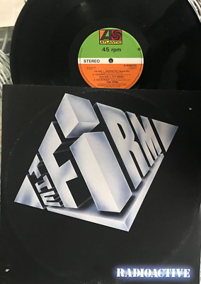 VINTAGE THE FIRM RADIOACTIVE 12” import single vinyl VG++ VINYL U.K. | eBay