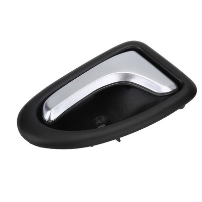 (Left)Inside Door Handle 13.5x8cm Interior Door Handle Black Silver ...