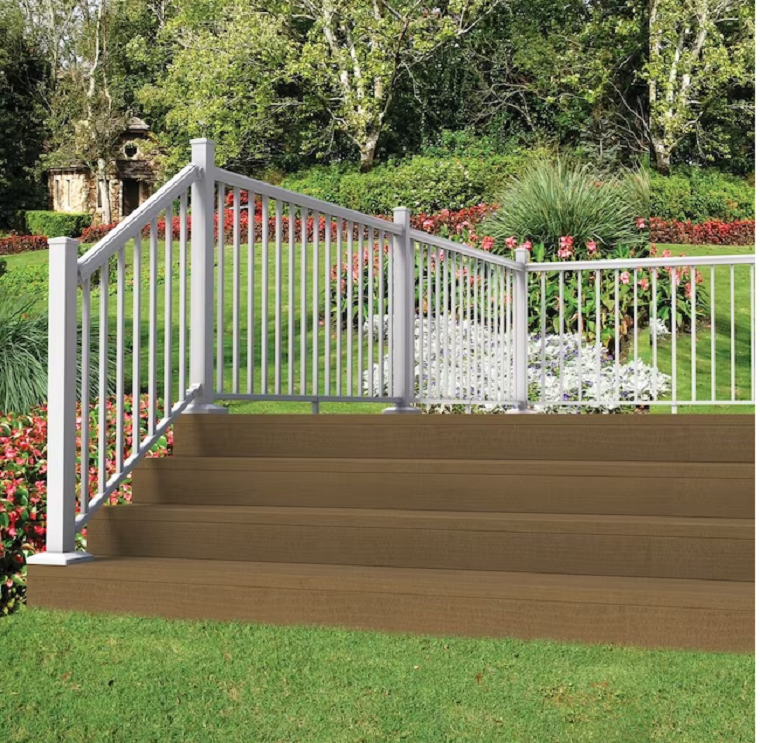 Freedom Matte White Aluminum Deck RAILING Post Kit 693565 for sale ...