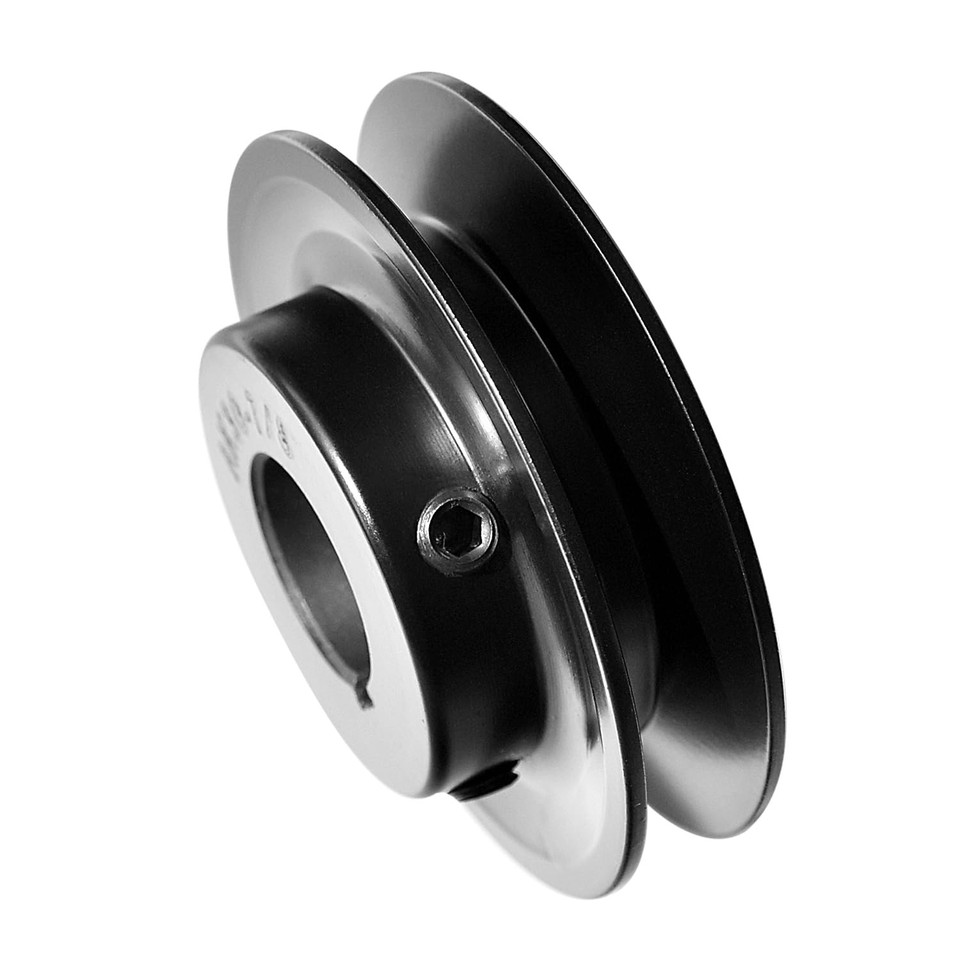 Mechanical V Belt Pulley 7/8 Bore 3" OD Single Groove Web Sheaves Cast ...